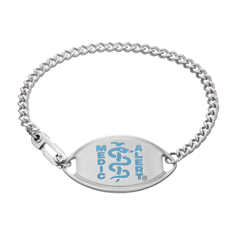 Classic Medical ID Bracelet | MedicAlert Foundation | Medical IDs + 24/ ...