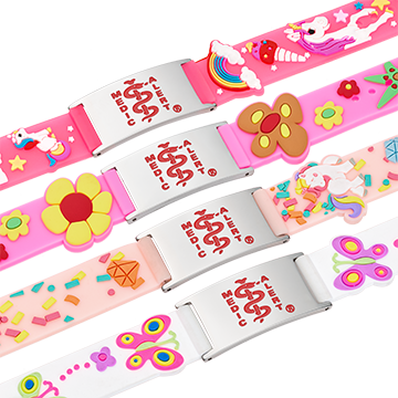 QR Code Child Titanium Medical ID Bracelet | MedicAlert Foundation