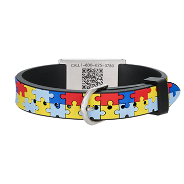 QR Code Child Titanium Medical ID Bracelet Multi Colors | MedicAlert ...