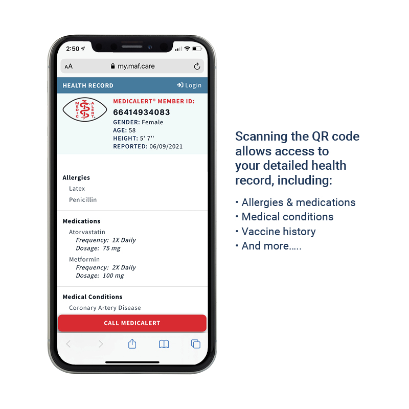 Smart Medical ID Card | MedicAlert Foundation