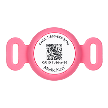 QR Code Medical ID Tag with Location Tracker | MedicAlert Foundation
